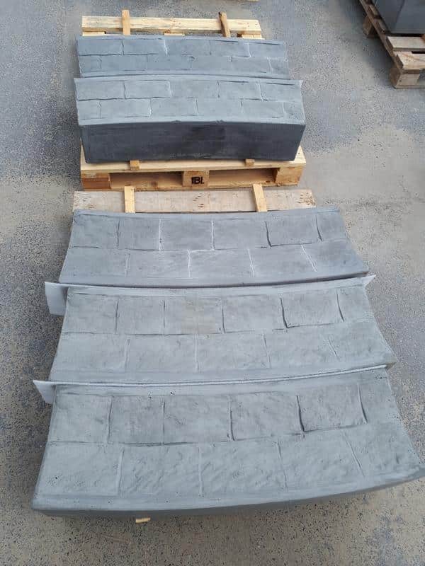 Filets d'eau préfabriqués en béton imitation pierre Fabriquant ...